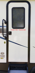 RV Entry Door window cover [RV Entry Door Glass Cover] - $20.38 ...